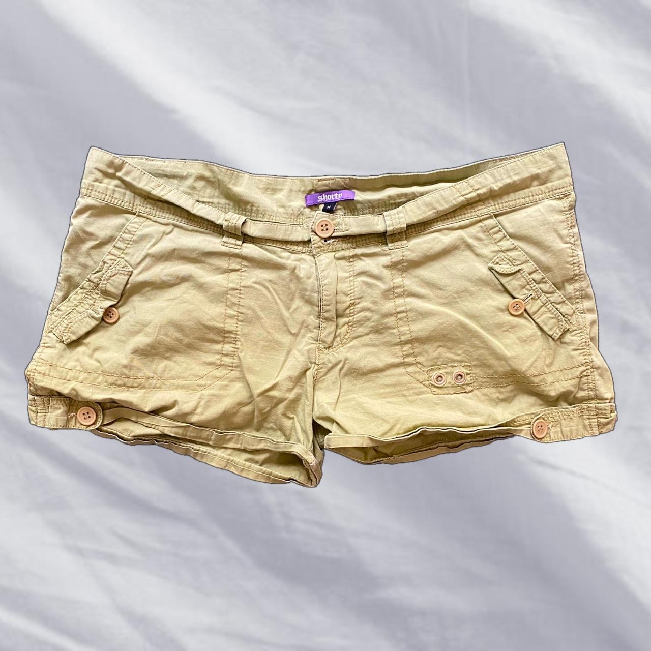 Mini cargo shorts Definitely giving Laura Croft... - Depop