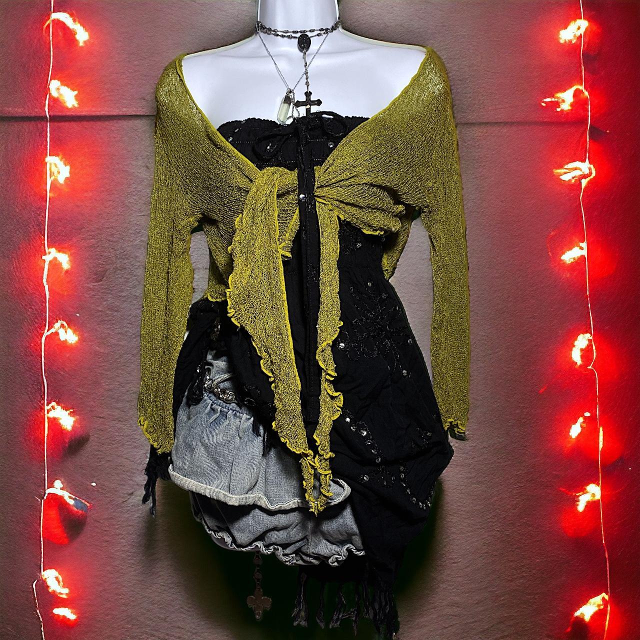 📷 ༘ ⋆｡ ˚ Lost river Co. green loose fine knit... - Depop