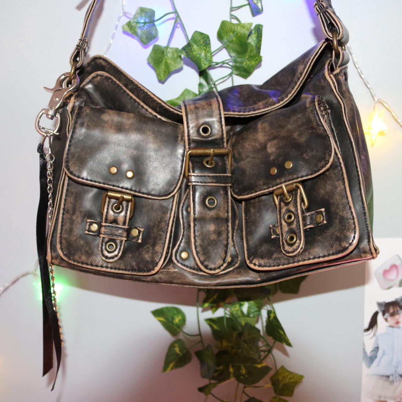 90s grunge shoulder purse ⭐️ 7 inch horizontal 5... - Depop