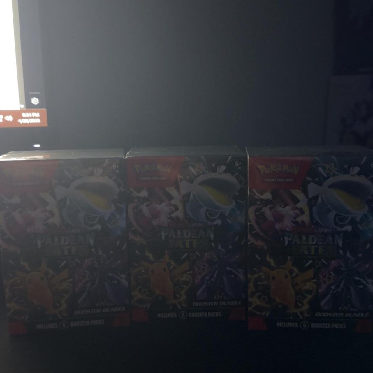 3 pokemon paldean fates booster bundles brand new | Depop