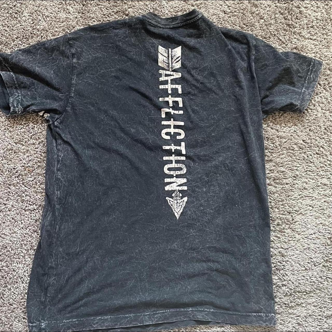 Black Affliction shirt - Depop