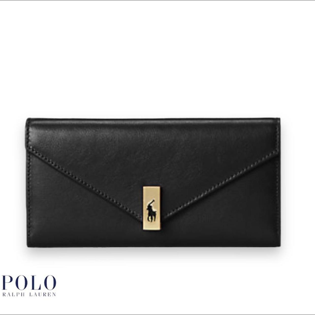 New Polo Leather Purse Wallet New with Tags Front... - Depop