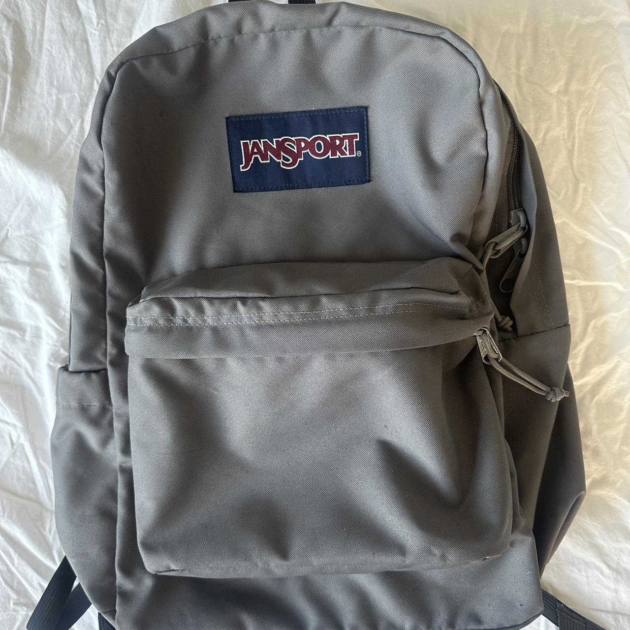 Jansport graphite grey backpack school... - Depop