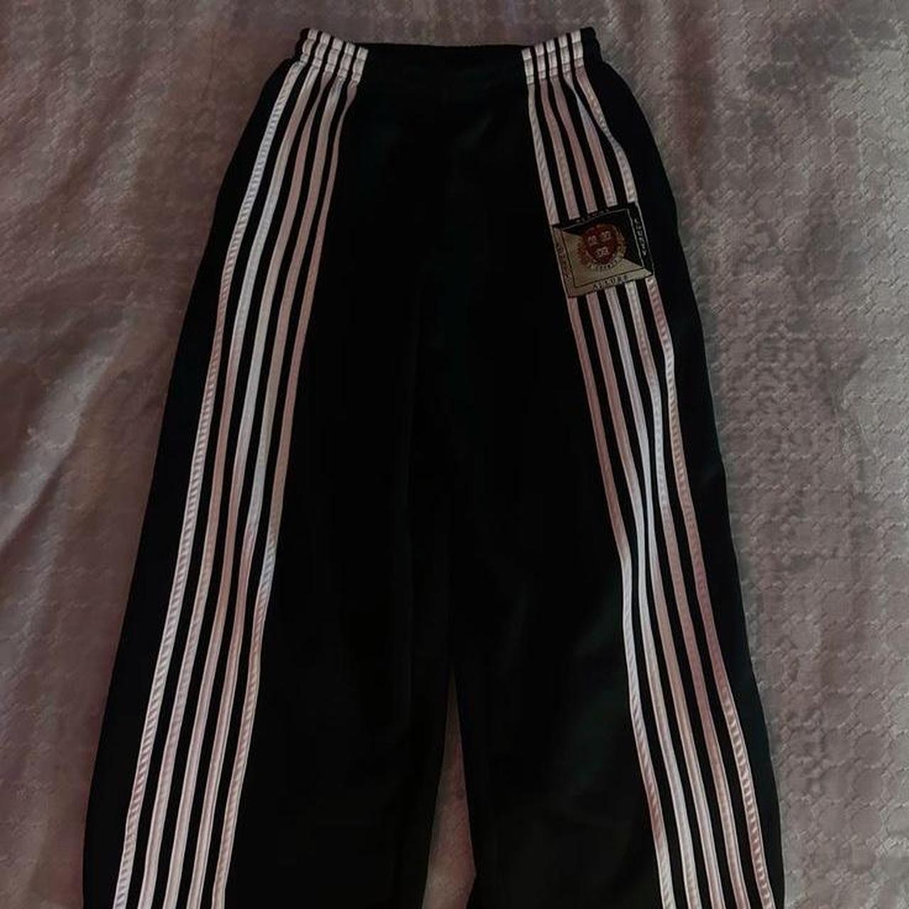Allure county Baggy Striped track sweats... | Depop