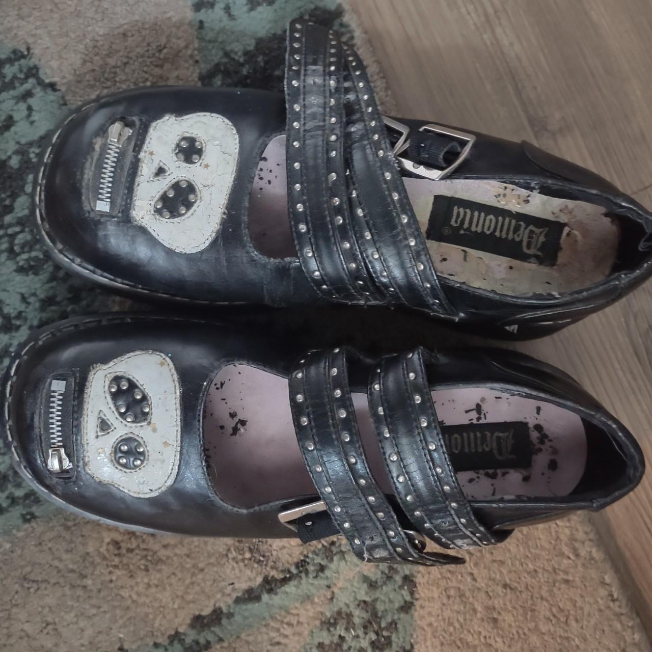 Demonia Emily 222 Size 10 One of them has a damaged... - Depop