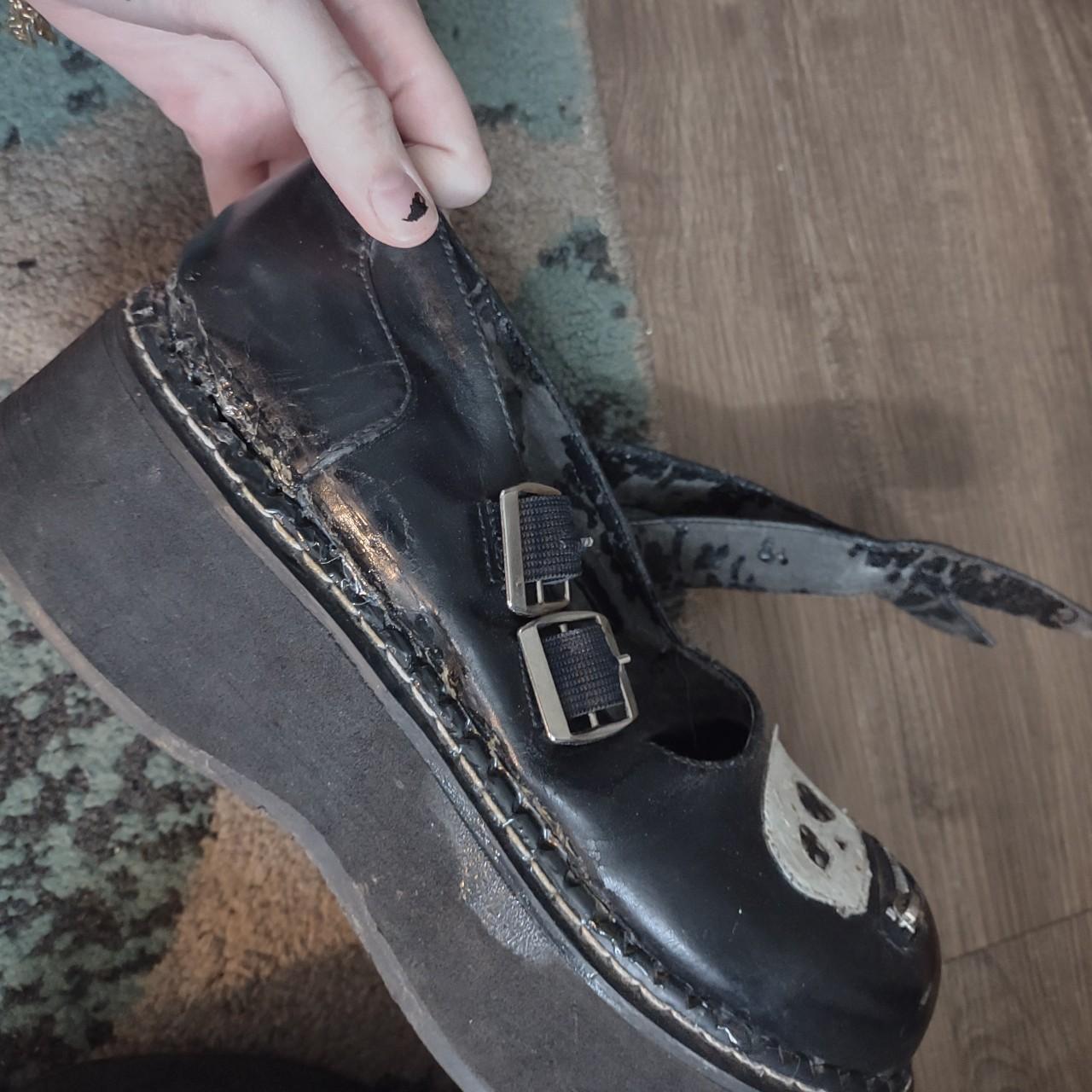 Demonia Emily 222 Size 10 One of them has a damaged... - Depop