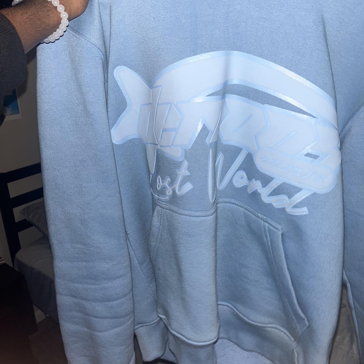 BLUE DEMONS BASEMENT HOODIE! SIZE MEDIUM GREAT... | Depop