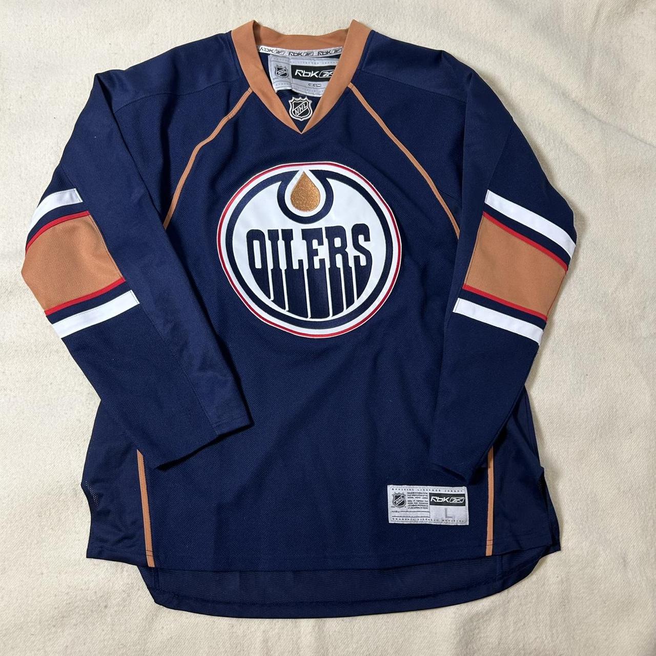 Reebok NHL Edmonton Oilers hockey jersey #hockey... | Depop
