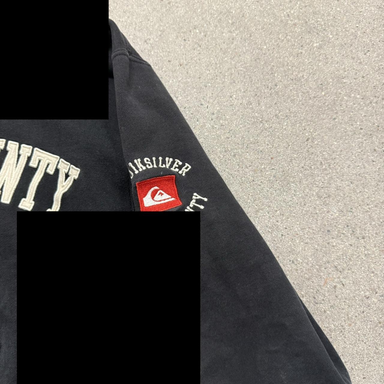 Y2K Quicksilver Orange County Surf Wear Zip Up... | Depop