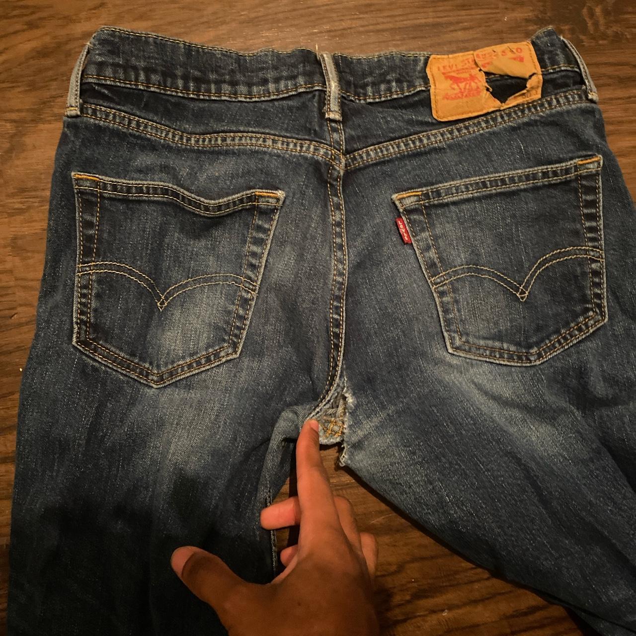- Levi Jeans 👖 - W 29/ L 30 Tear near crouch just... - Depop