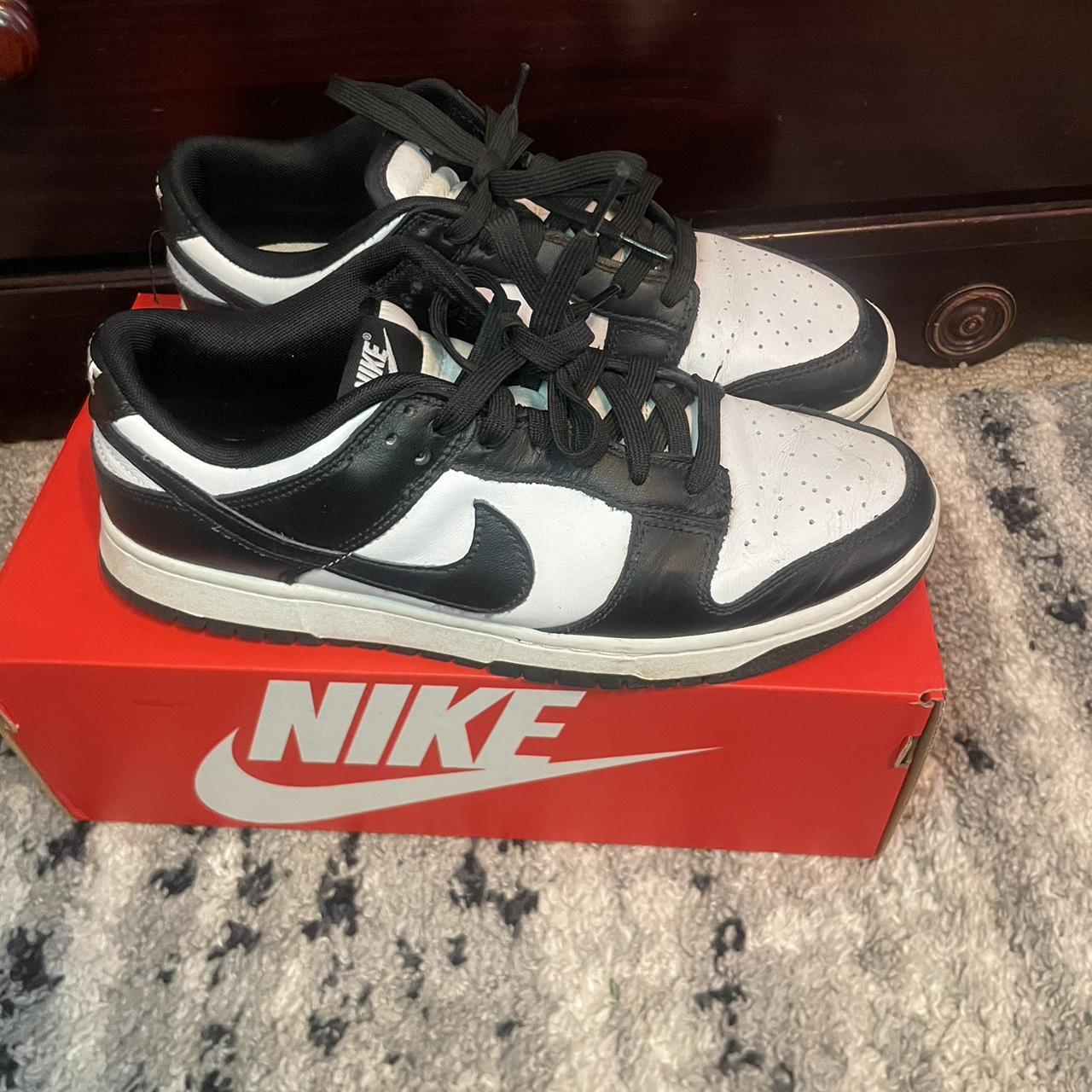 Used Nike panda dunks good condition - Depop