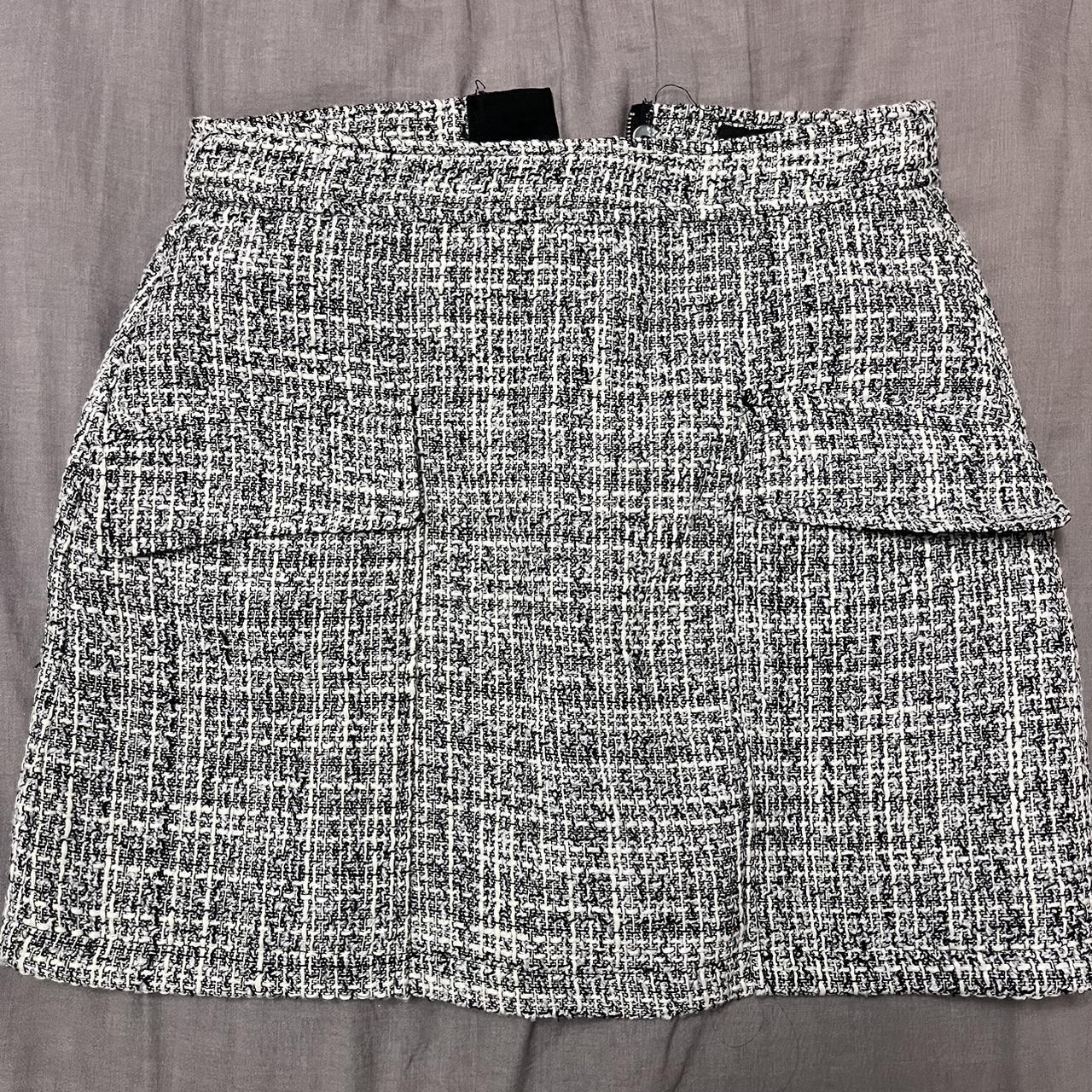 Never worn without tags. DOTTI Tweed Skirt with... - Depop
