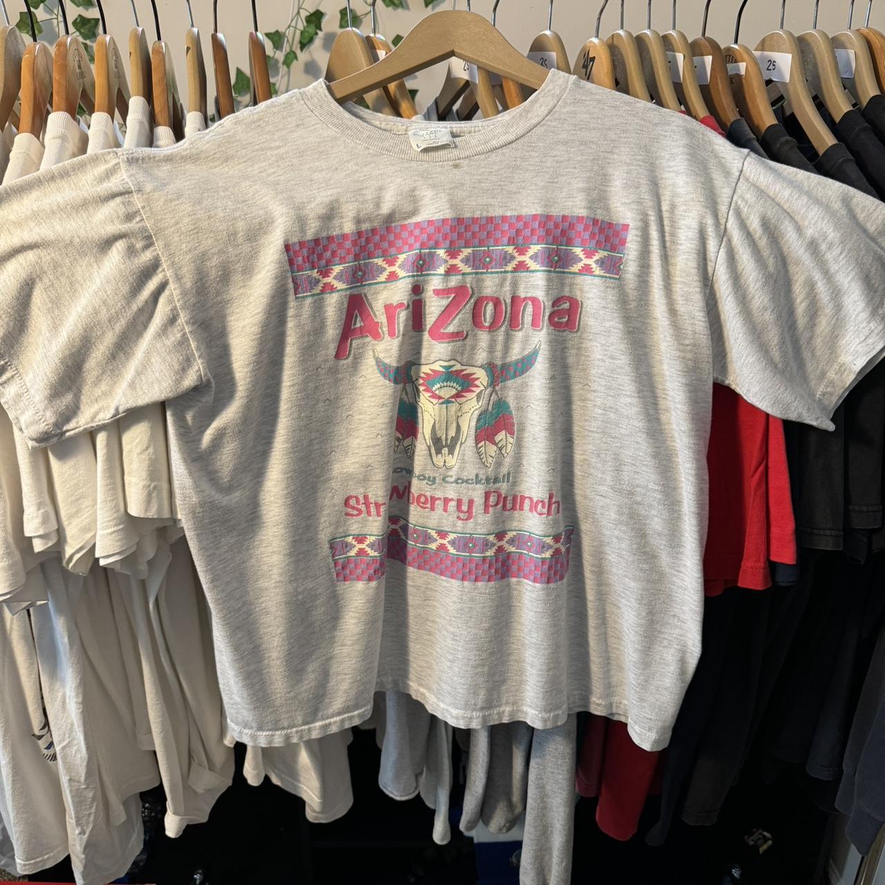 Vintage Arizona Iced Tea Tee -beautiful 90s... - Depop