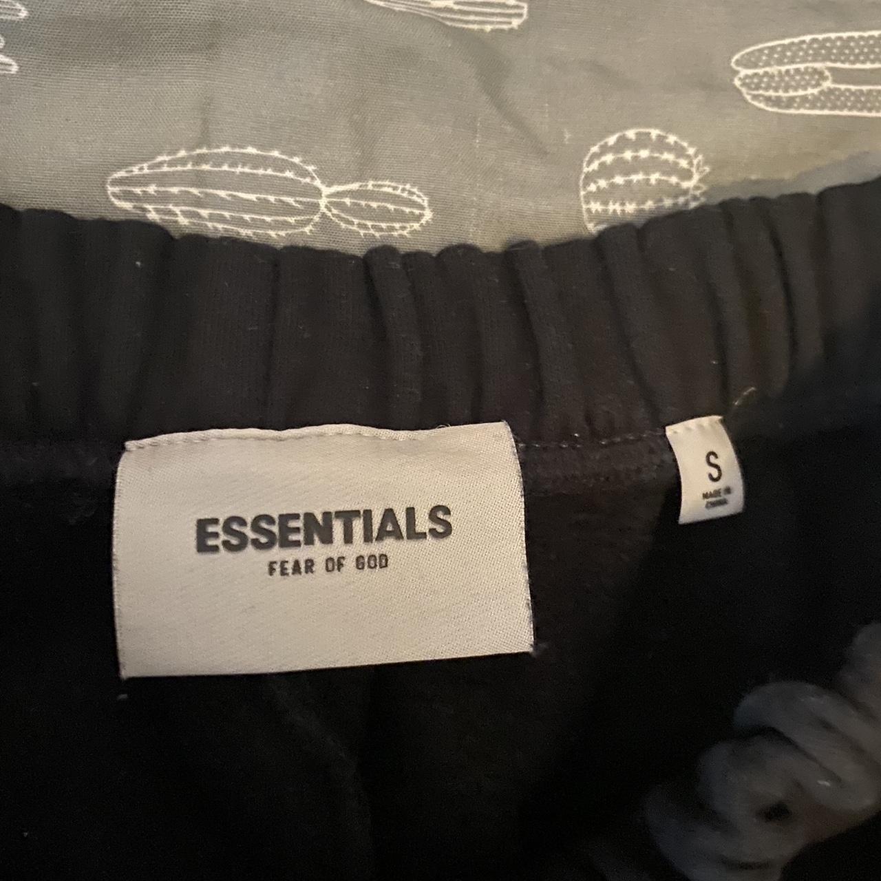 Essentials Men's Black Joggers-tracksuits | Depop