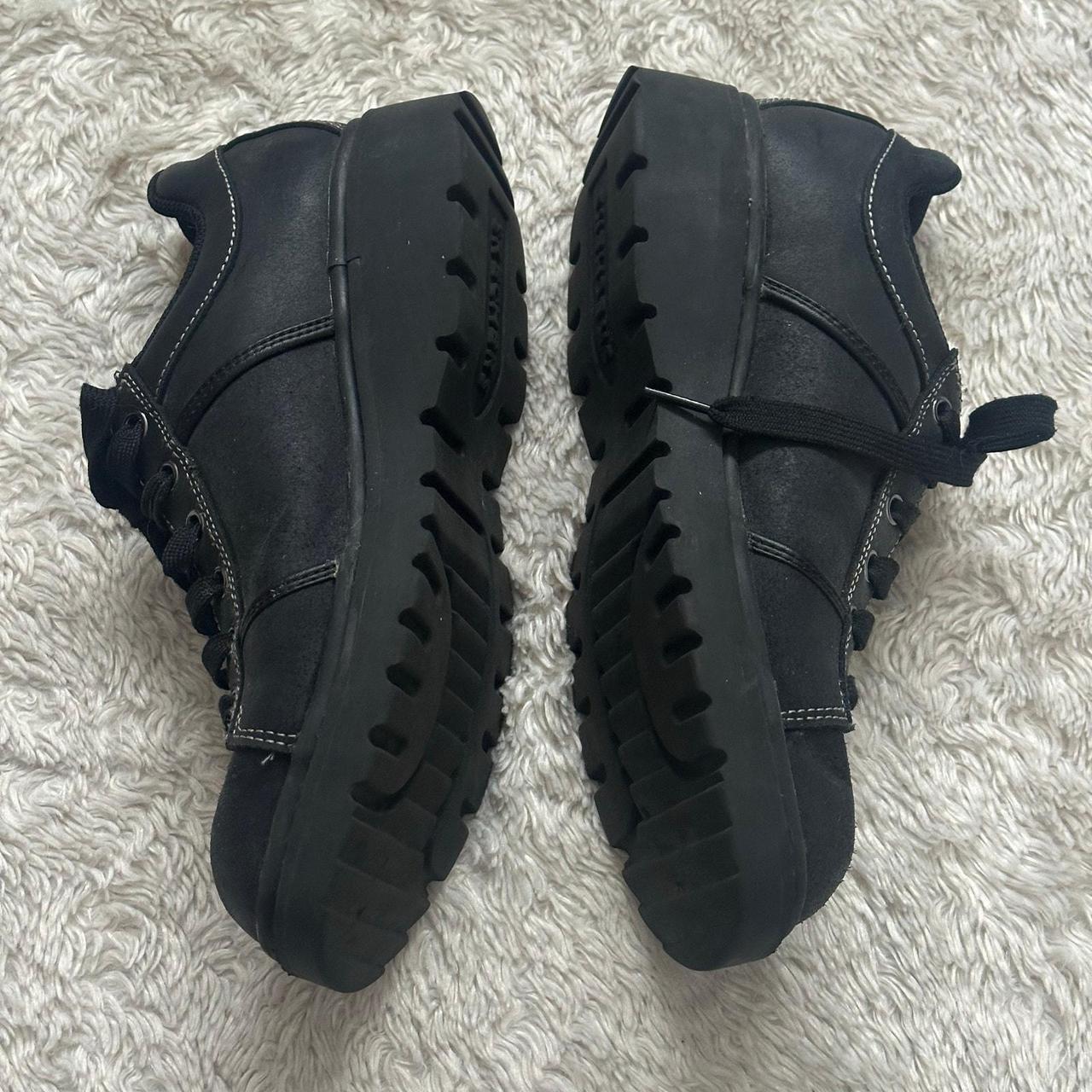 Vintage Skechers Black Platform Chunky Lug Sole Shoe... - Depop