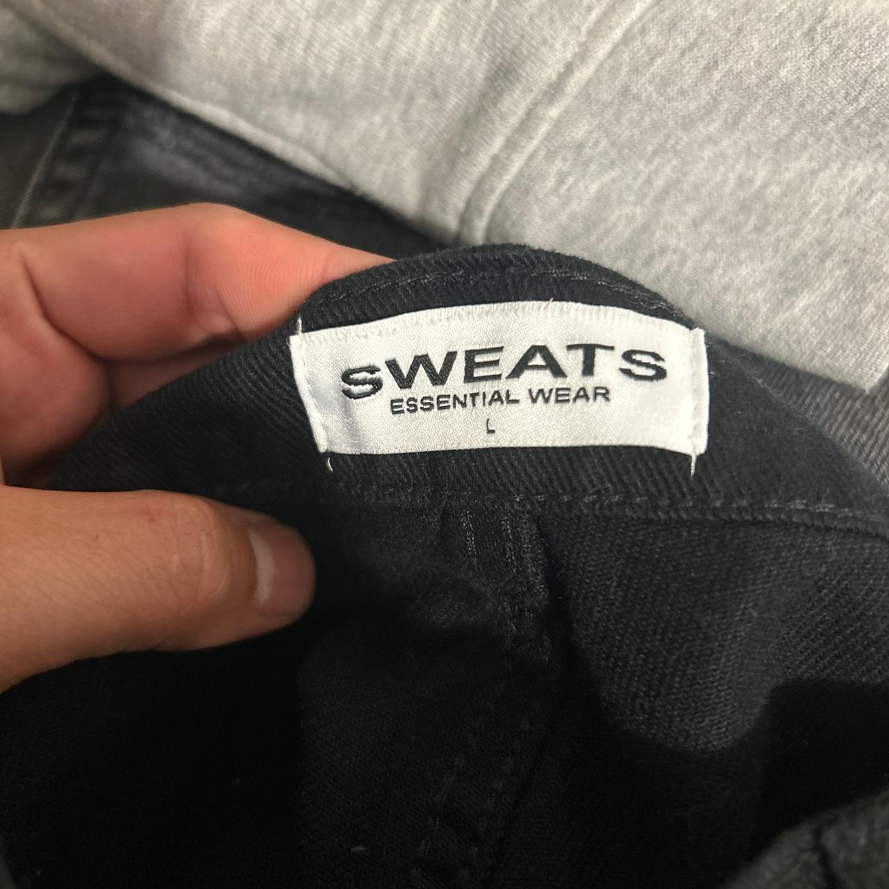 Sweats Collective Denim Cargo Utility Shorts Black... - Depop