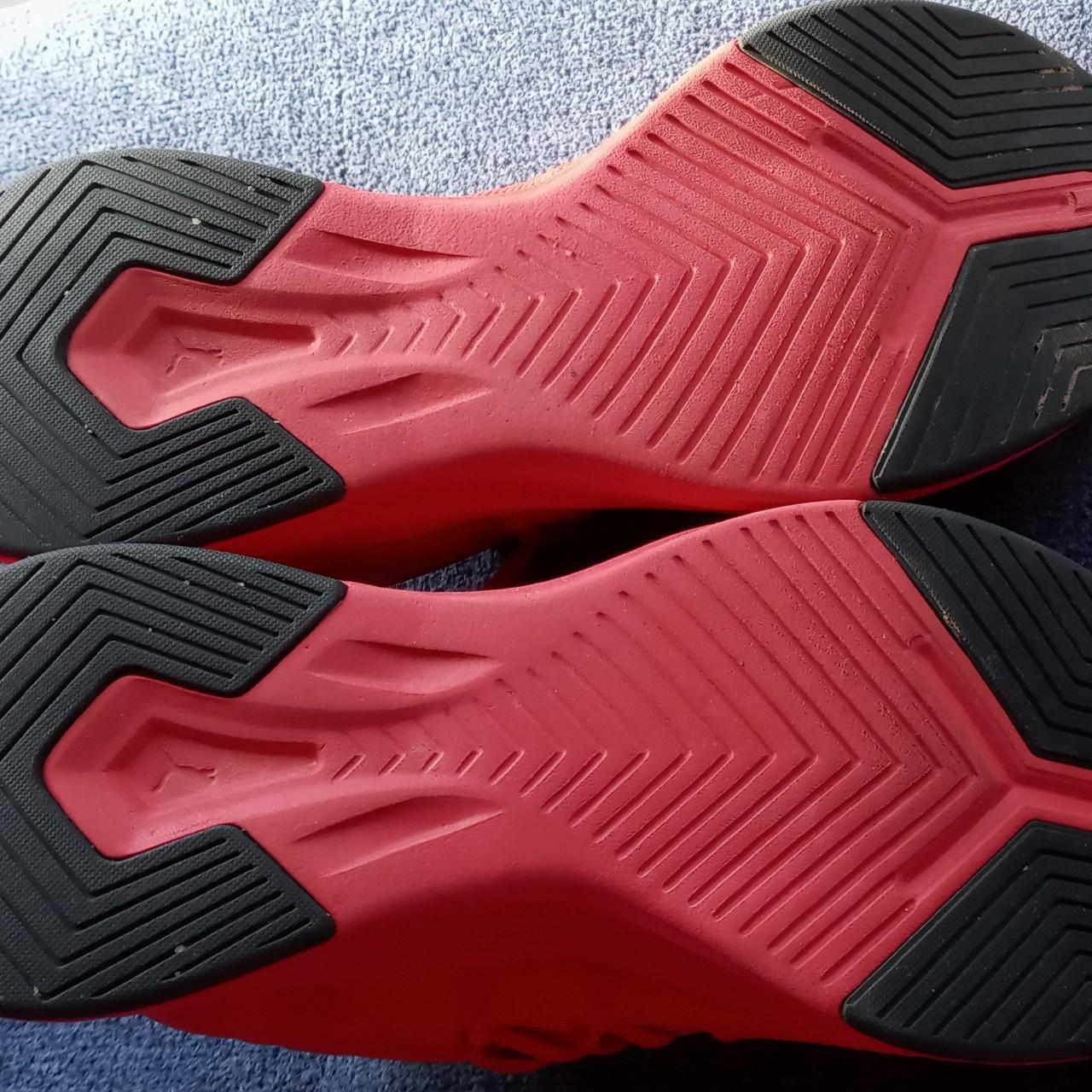Good condition - Women's All Red Puma Memory Foam... - Depop