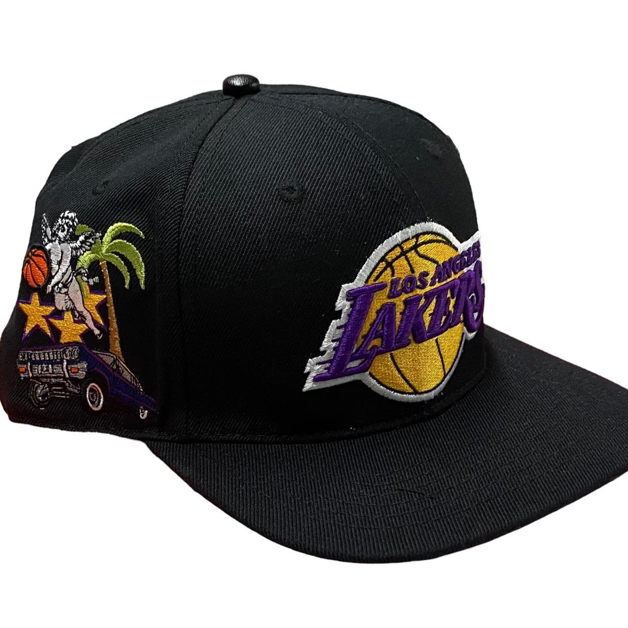 NEW LOS ANGELES LAKERS GRADIENT LOGO SNAPBACK HAT... - Depop