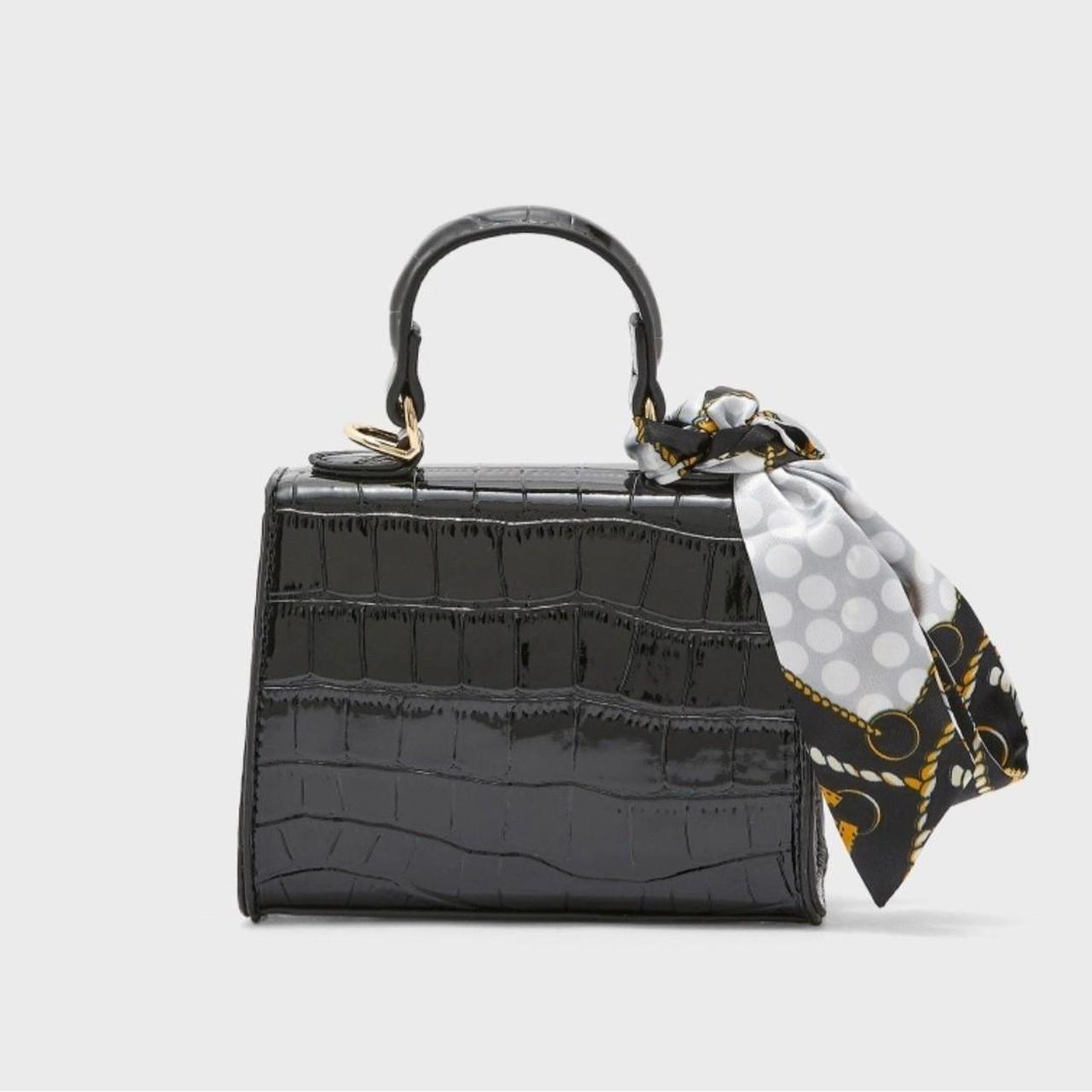 Brand new women mini handbag with scarf detail.... - Depop