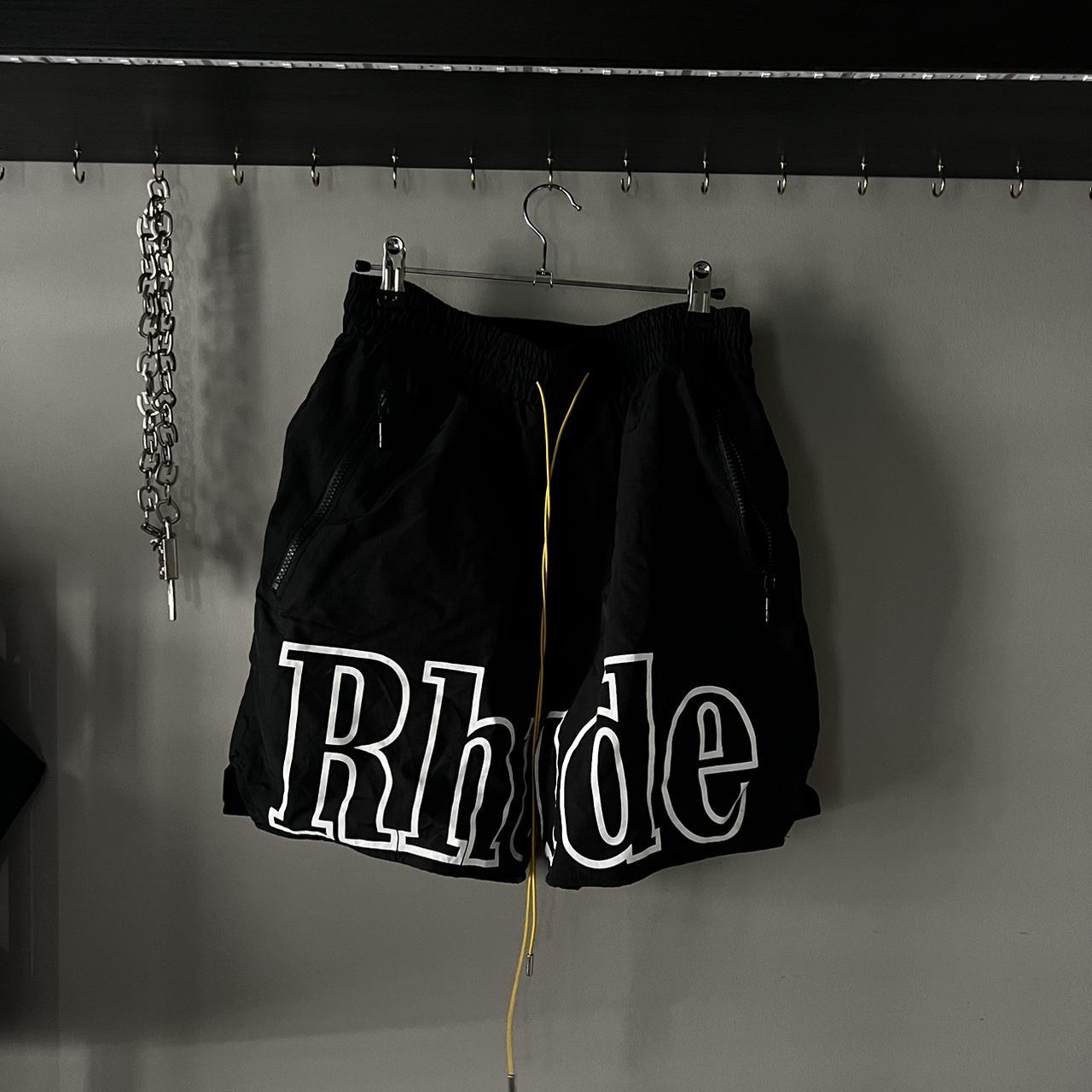 RHUDE BLACK SHORTS #streetwear #rhude #shorts #black... - Depop