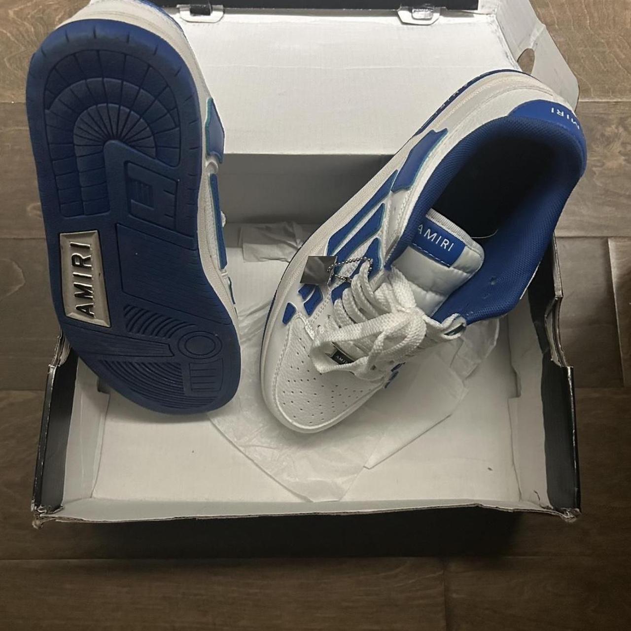 ‼️BLUE AMIRI SKELETON SHOES‼️ **SEND OFFERS IF... - Depop