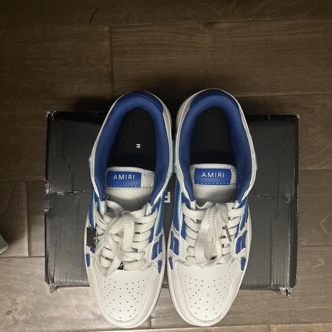 ‼️BLUE AMIRI SKELETON SHOES‼️ **SEND OFFERS IF... - Depop