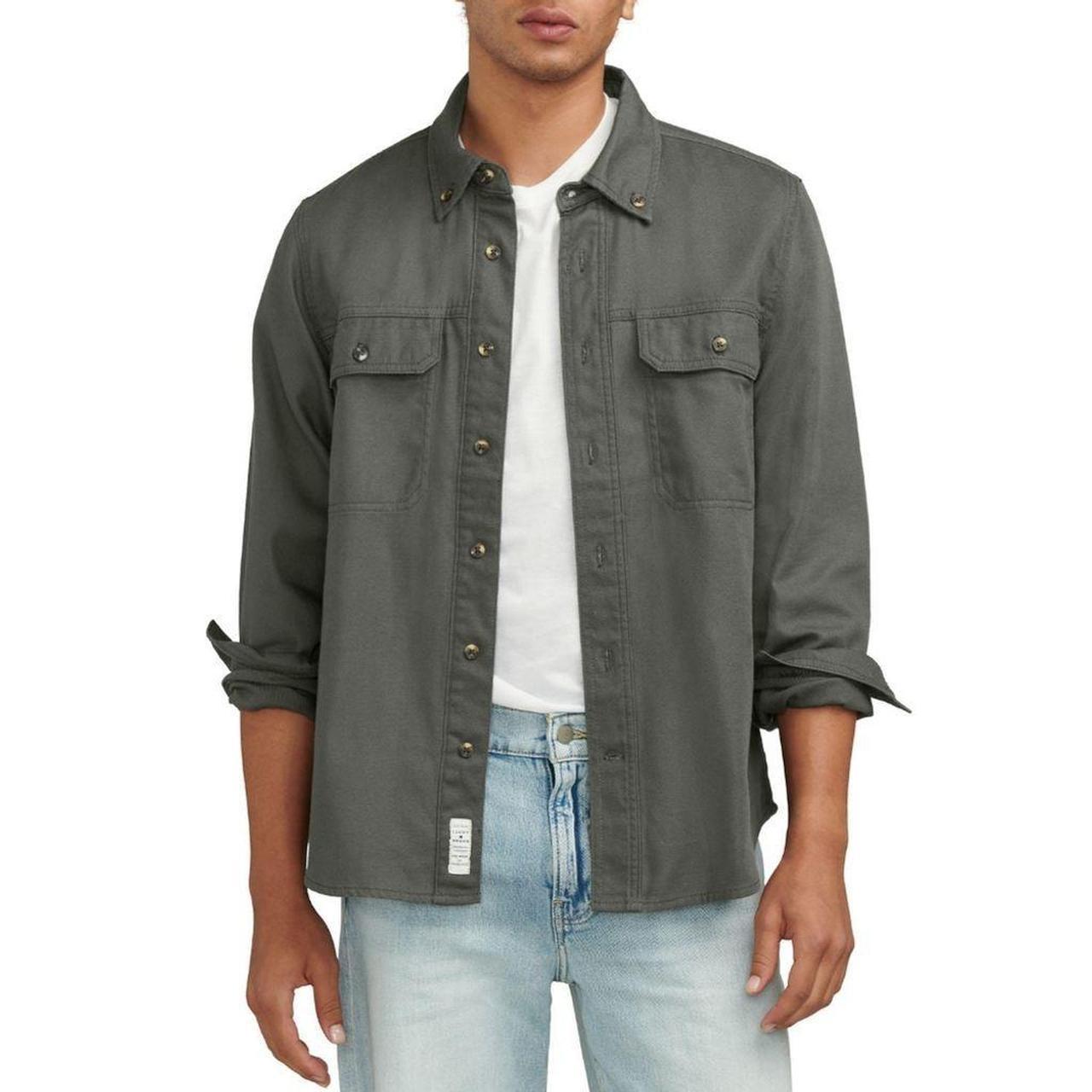 Lucky Brand Men's Shirt Jacket Raven Color Sizing... | Depop