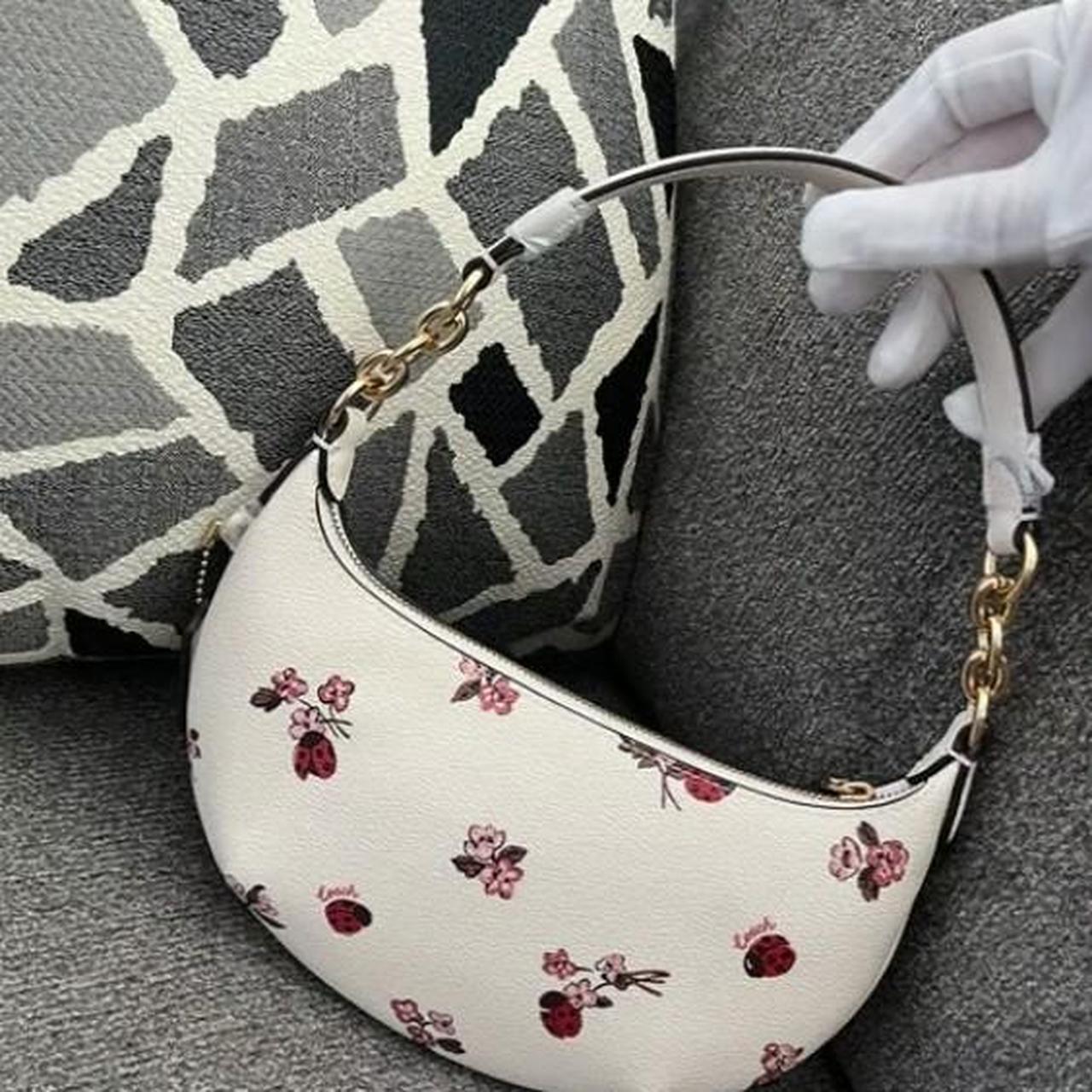 NWT COACH Mini Payton With Ladybug Floral Print CU268 - Depop