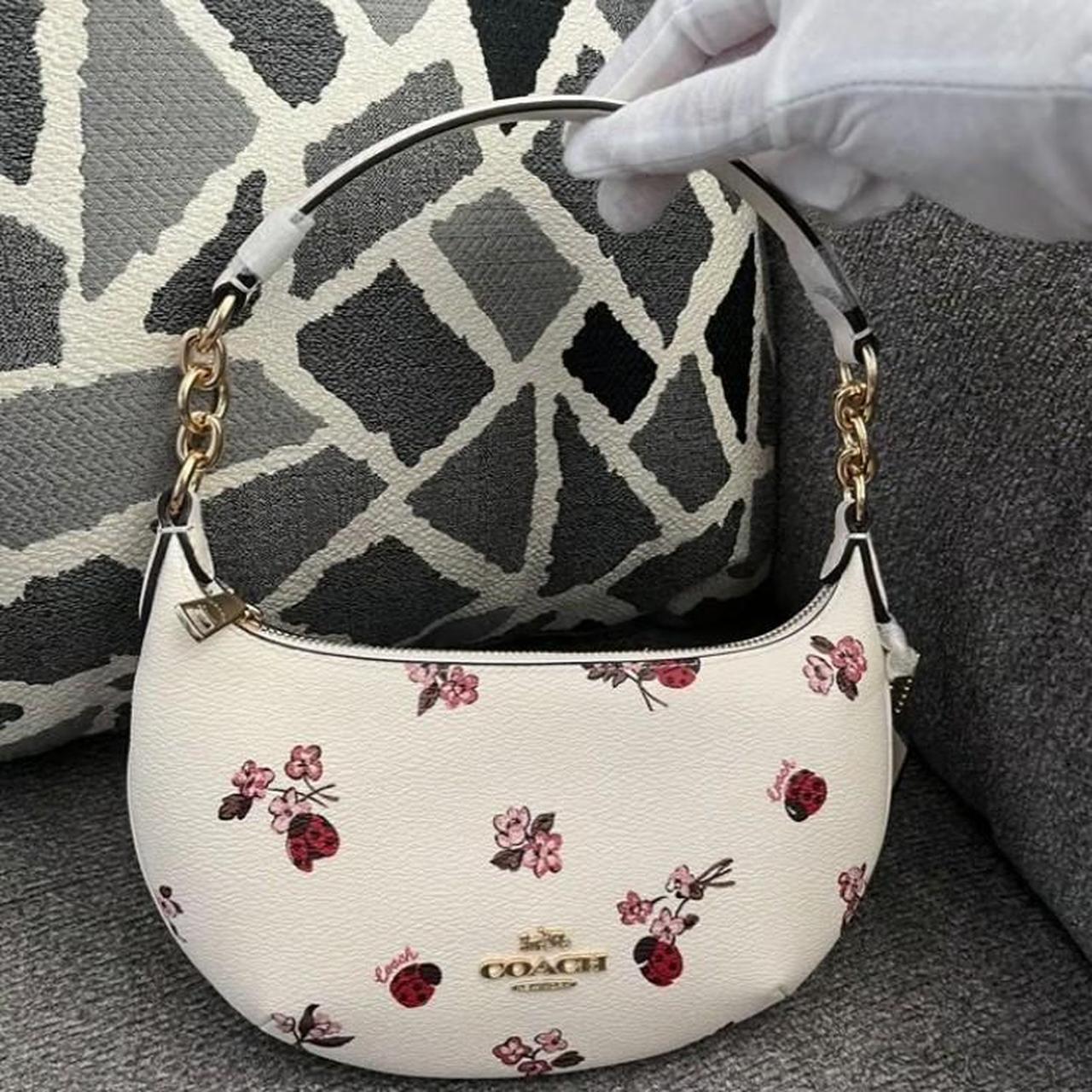 NWT COACH Mini Payton With Ladybug Floral Print CU268 - Depop