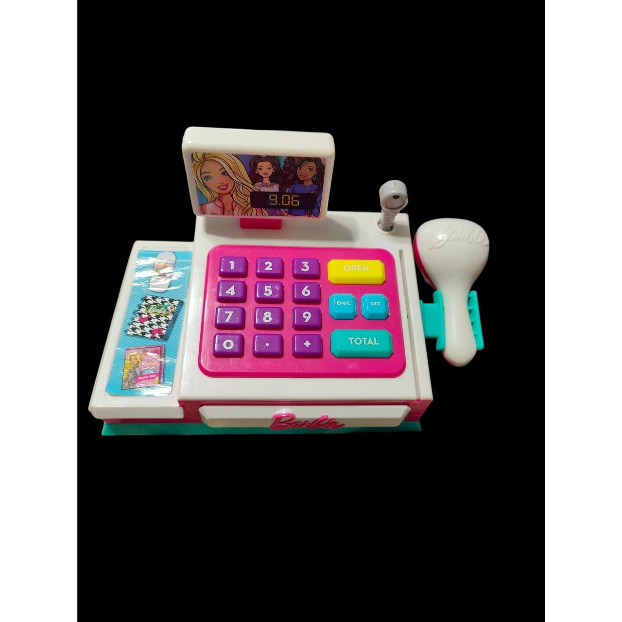 This Barbie Cash register has sound when you hit the... - Depop