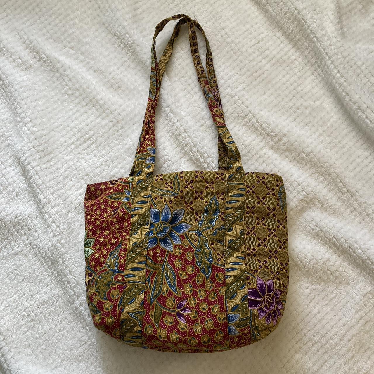 Handmade quilted handbag A great everyday bag Holds... - Depop