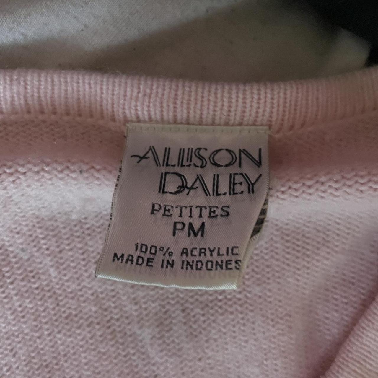 Pink Allison Daley ribbed knitted button up cardigan... - Depop