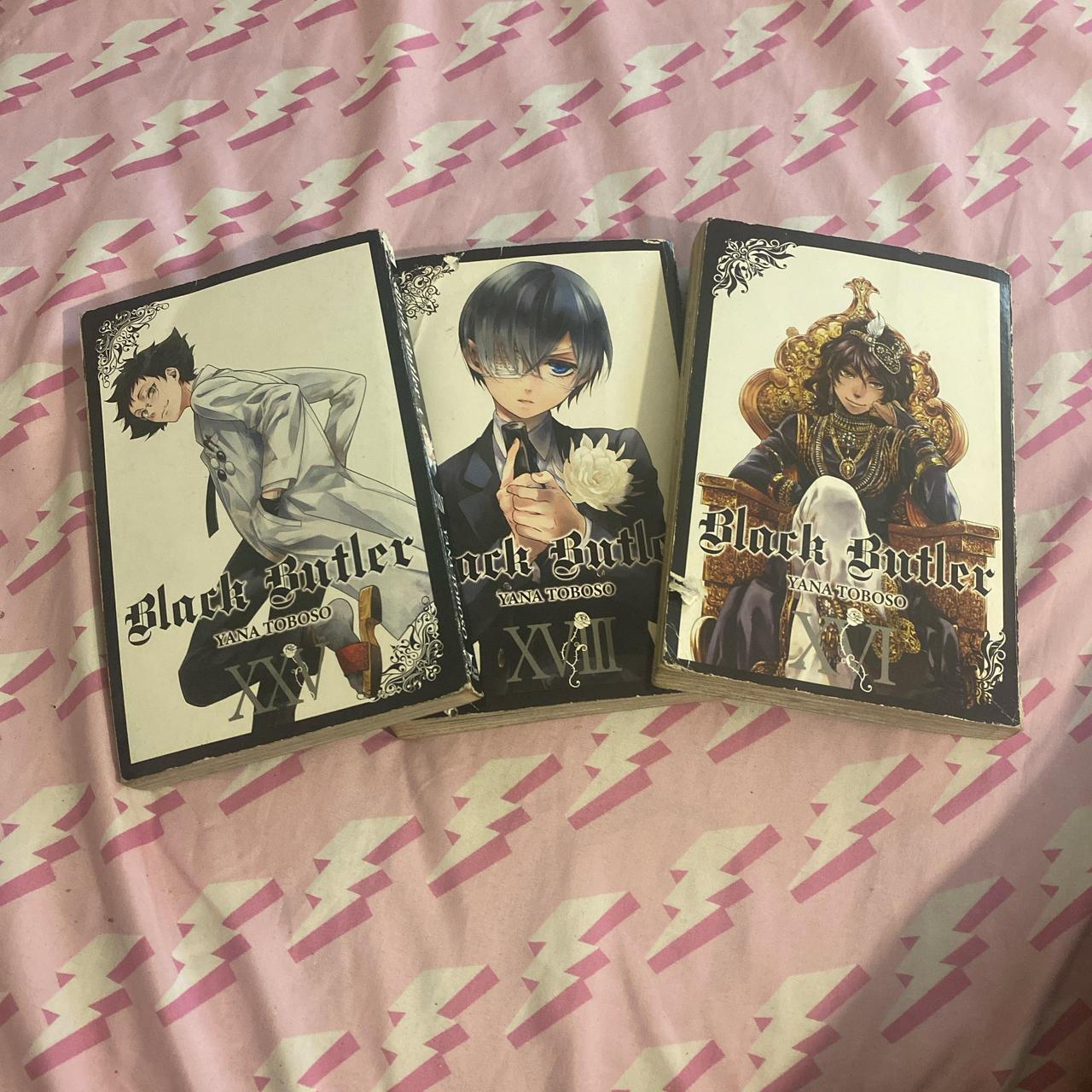 Black Butler/Kuroshitsuji manga vol. 16, 18, 25 all... - Depop