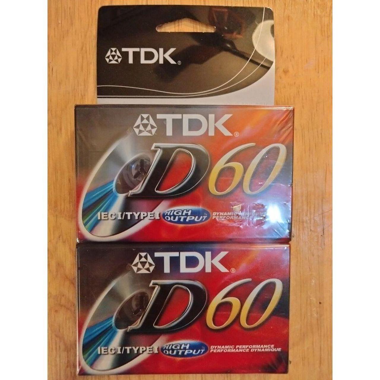 TDK D 60 New Cassette Tape Two Pack TDK D 60 New... - Depop