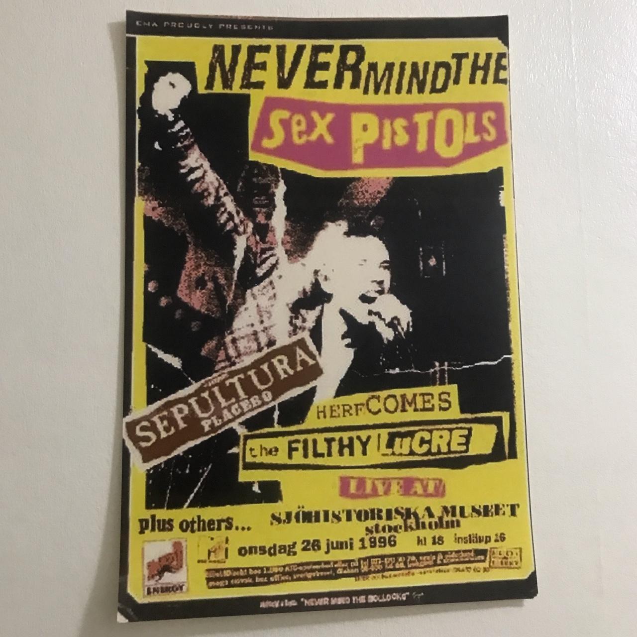 Sex Pistols Poster 18 X 12 Inches Sexpistols Depop 