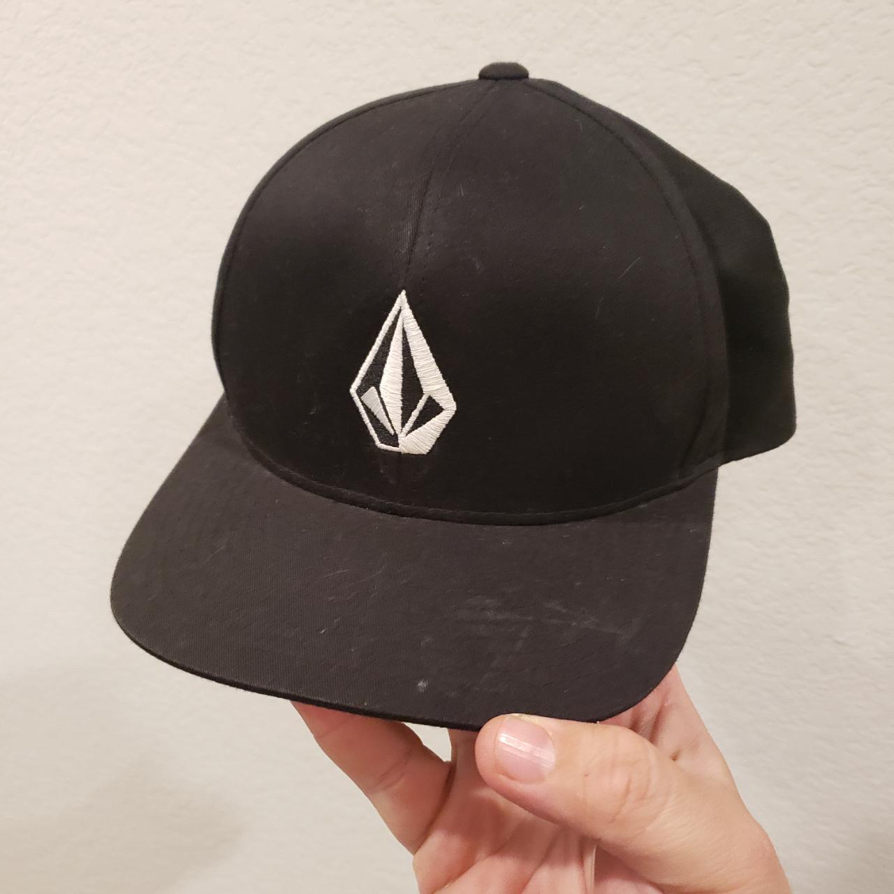 Volcom Black Baseball Hat Cap Volcom Black Baseball... - Depop
