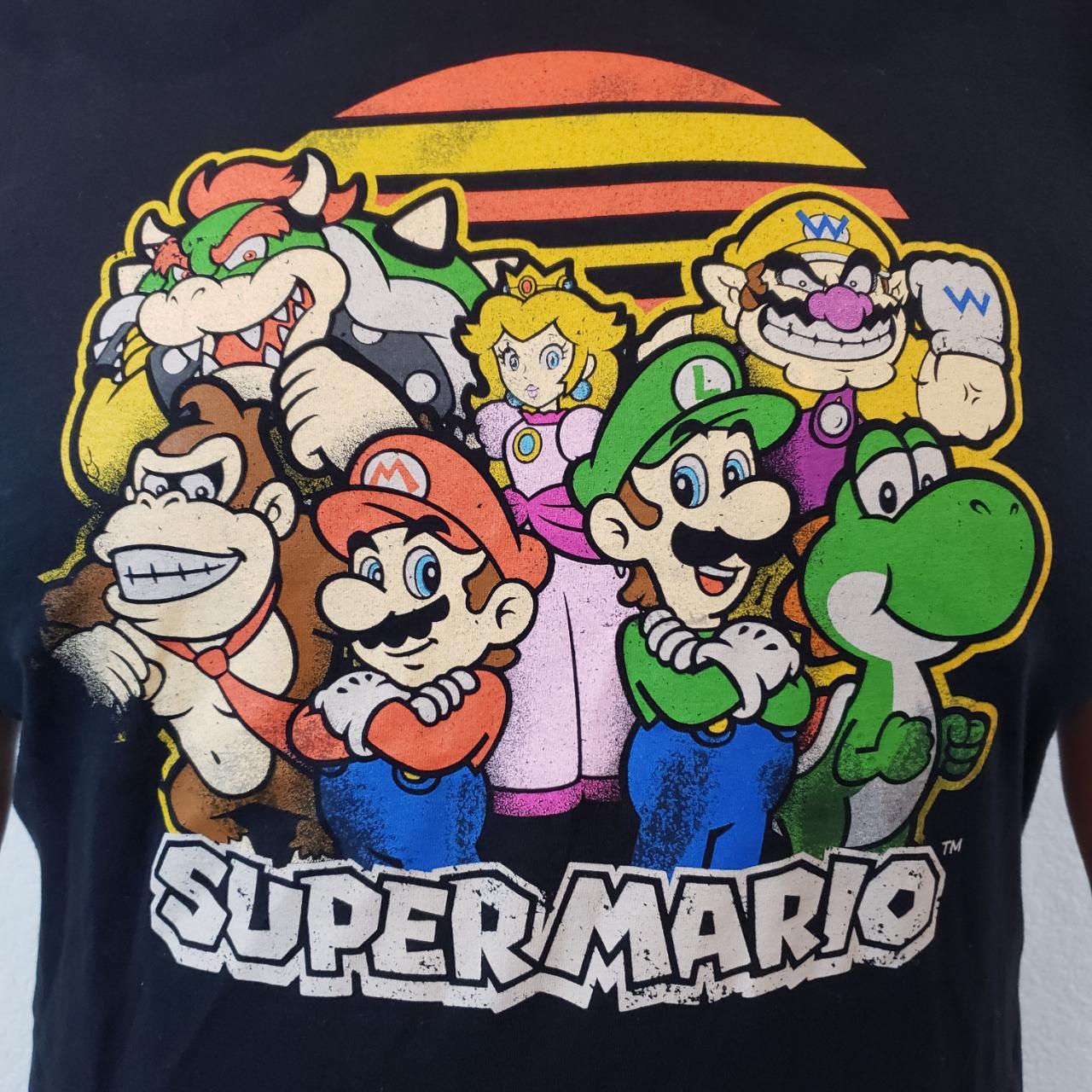 Black Super Mario Bros. Shirt Black Super Mario... - Depop