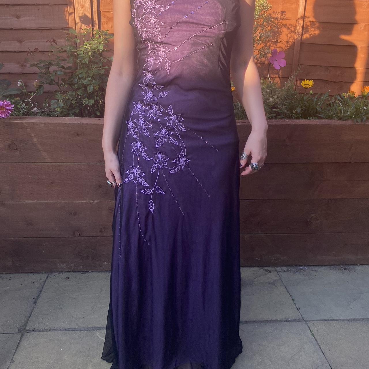 Stunning purple vintage 90s style prom dress Perfect... - Depop