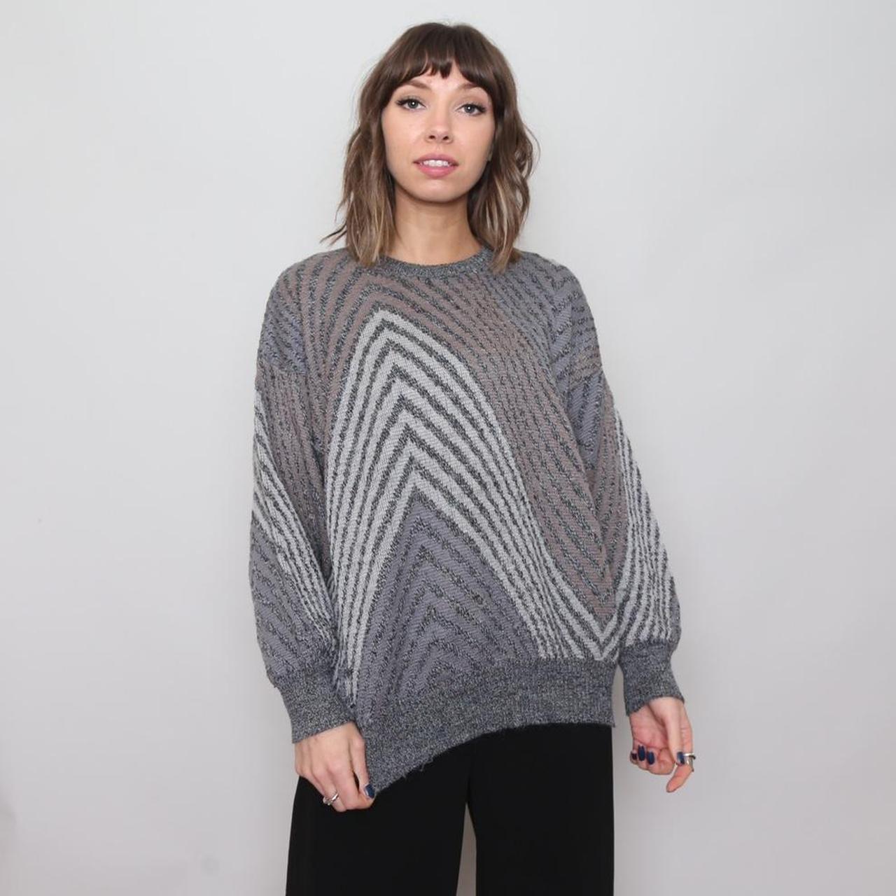 Vintage patterned jumper. Will fit sizes 6-14... - Depop