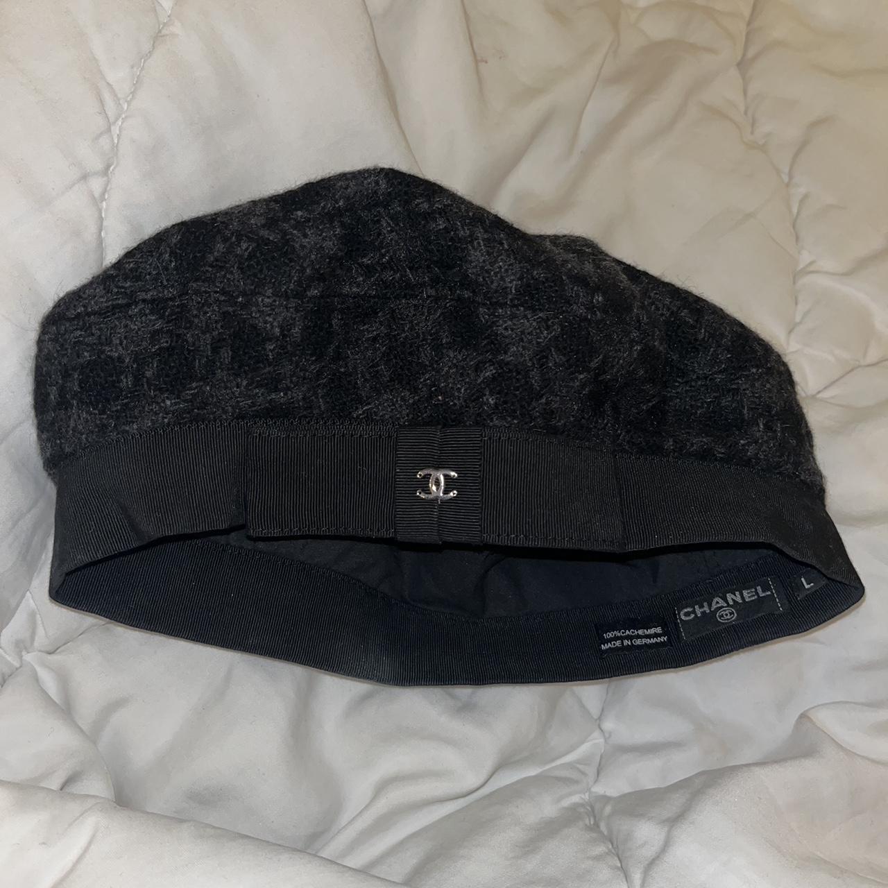 Chanel Beret Black beret Really stylish Faint... - Depop