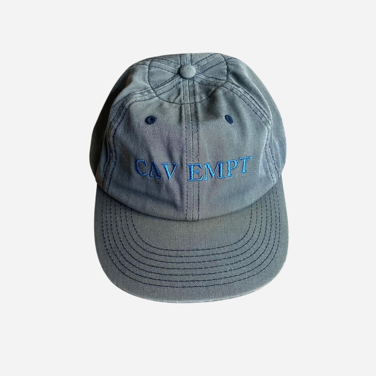 Cav Empt Low Cap - Navy / Light Blue - Depop