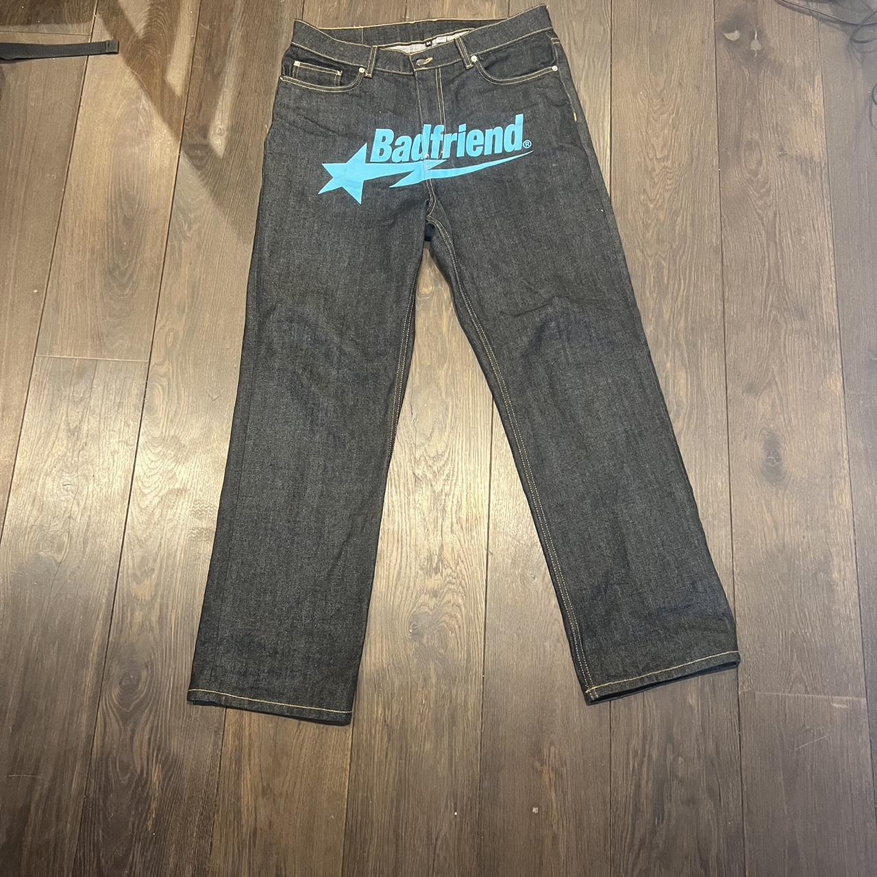 Badfriend jeans super rare colour size 34 baggy... - Depop