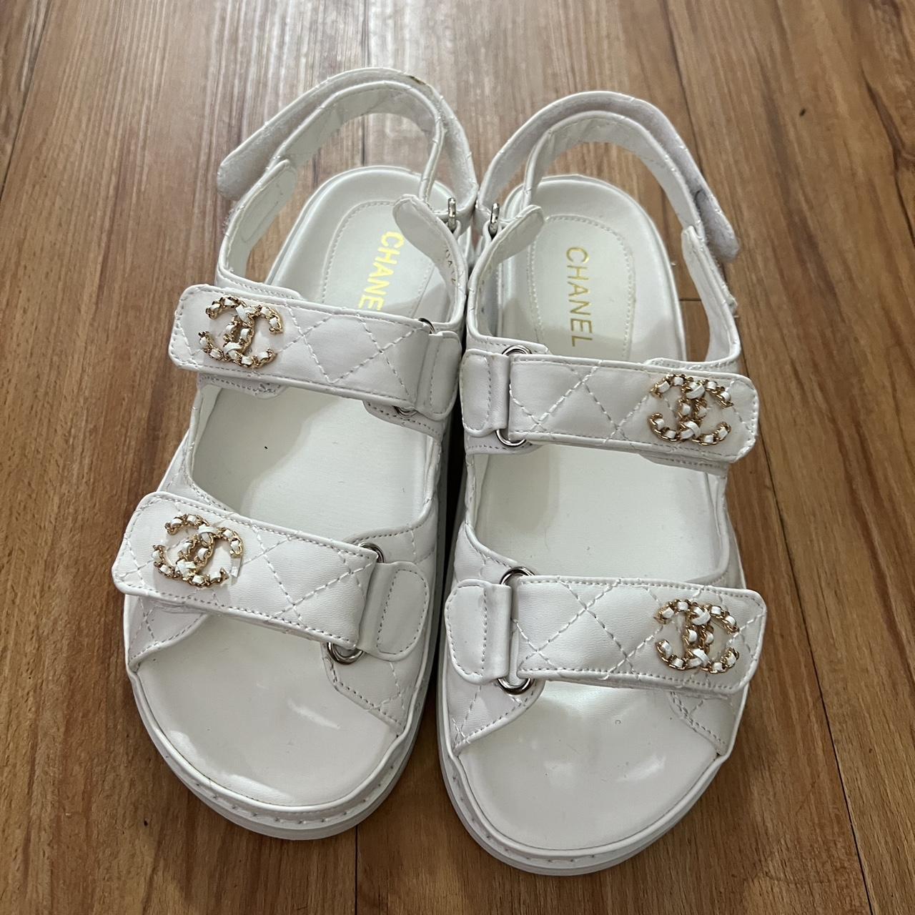 Chanel Women's Slides | Depop