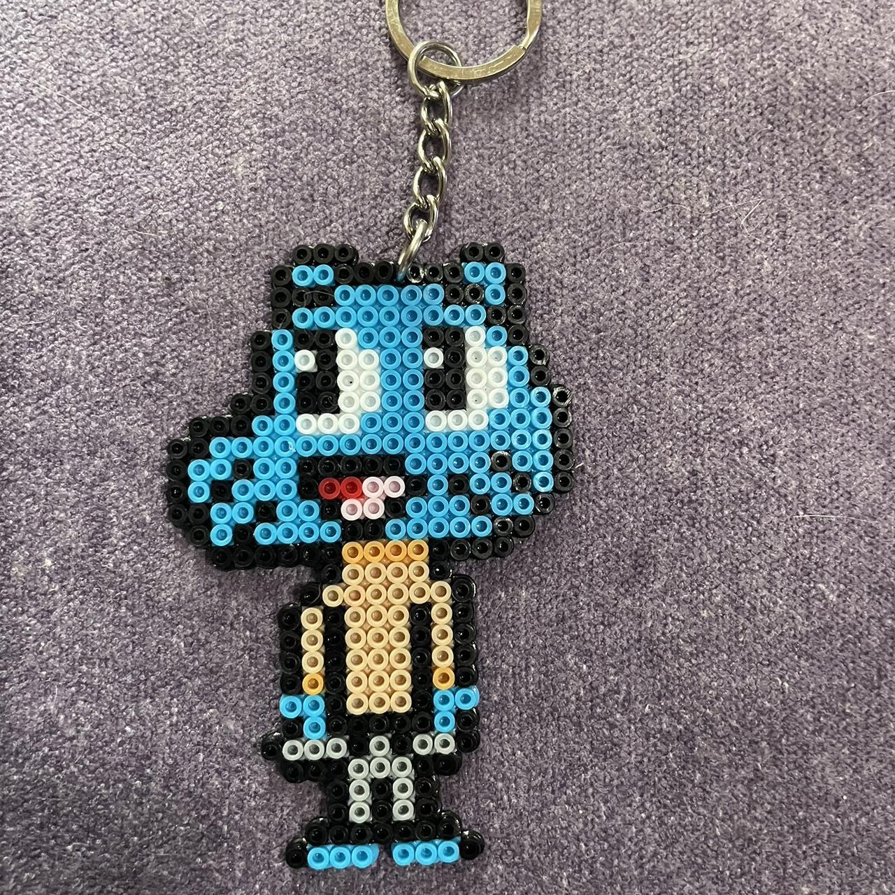 Perler bead keychain The Amazing world of Gumball... - Depop
