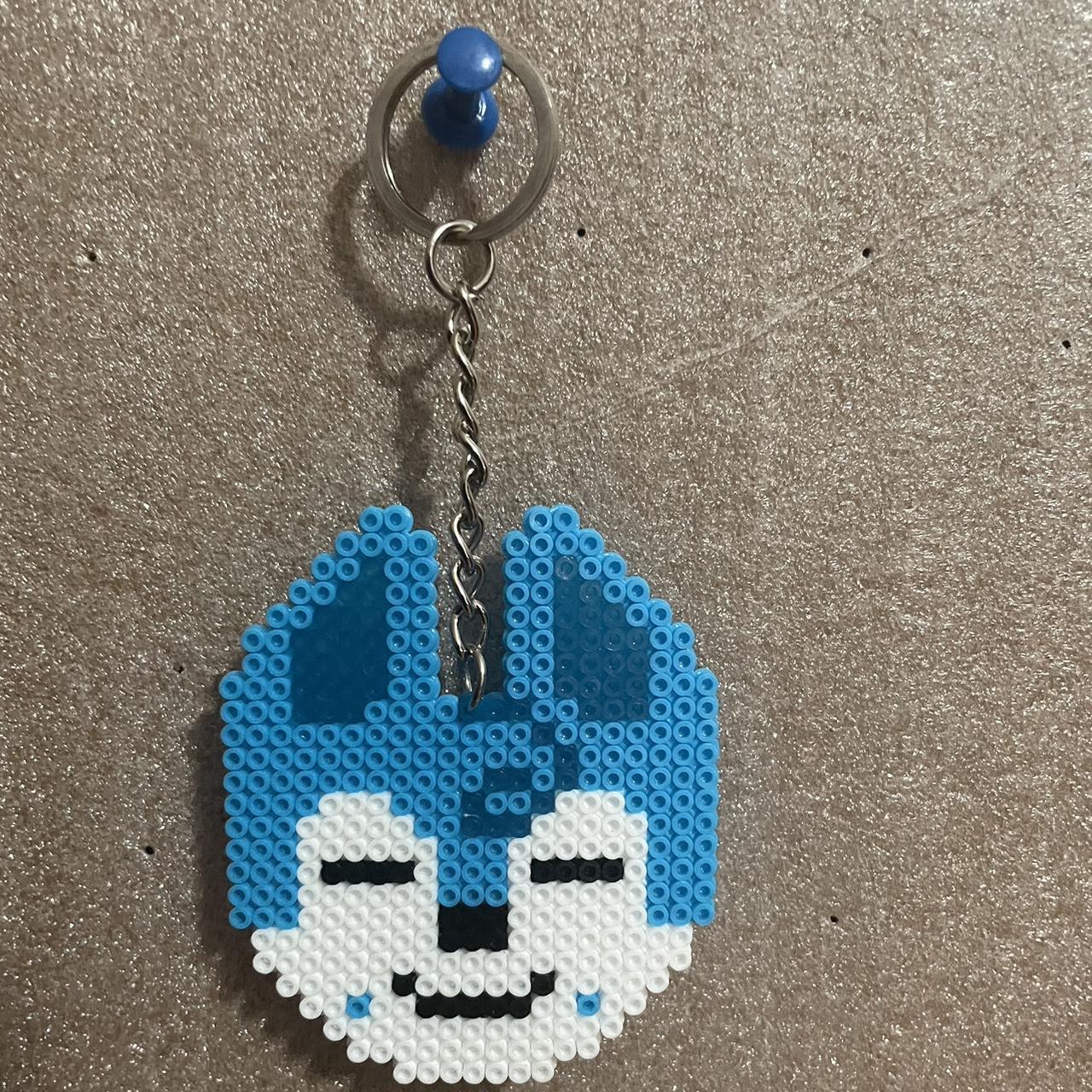 Perler Bead Keychain Skzoo Wolfchan Hand made - Depop