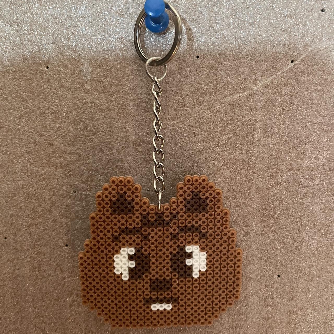 Perler Bead Keychain Han Quokka Skzoo Anime Hand made - Depop