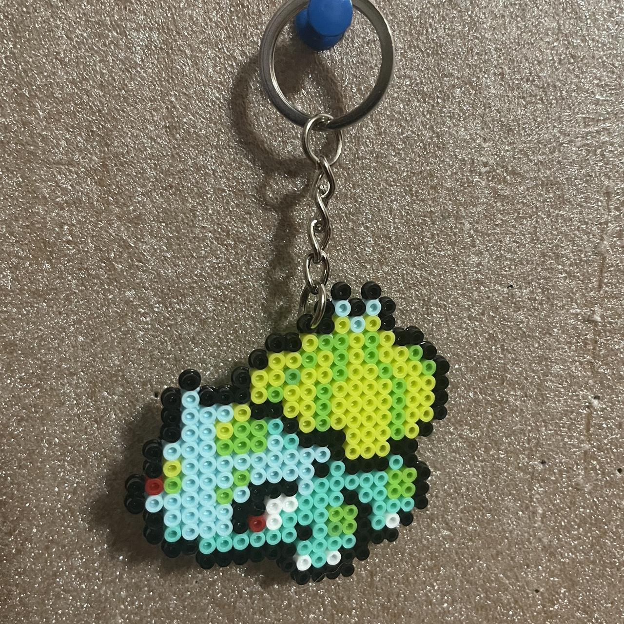 Perler Bead Keychain Bulbasaur (Pokemon) Hand made - Depop