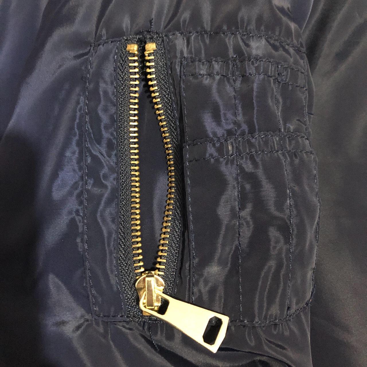 puffer jacket with no hood Has a zipper pocket on... - Depop