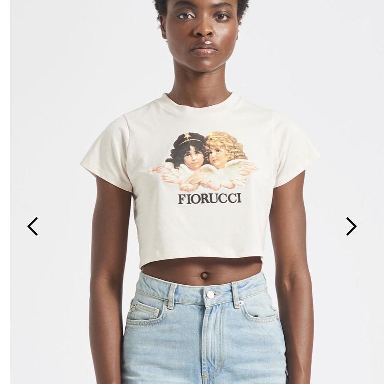Fiorucci cropped angels tee (retail $82) listed... - Depop