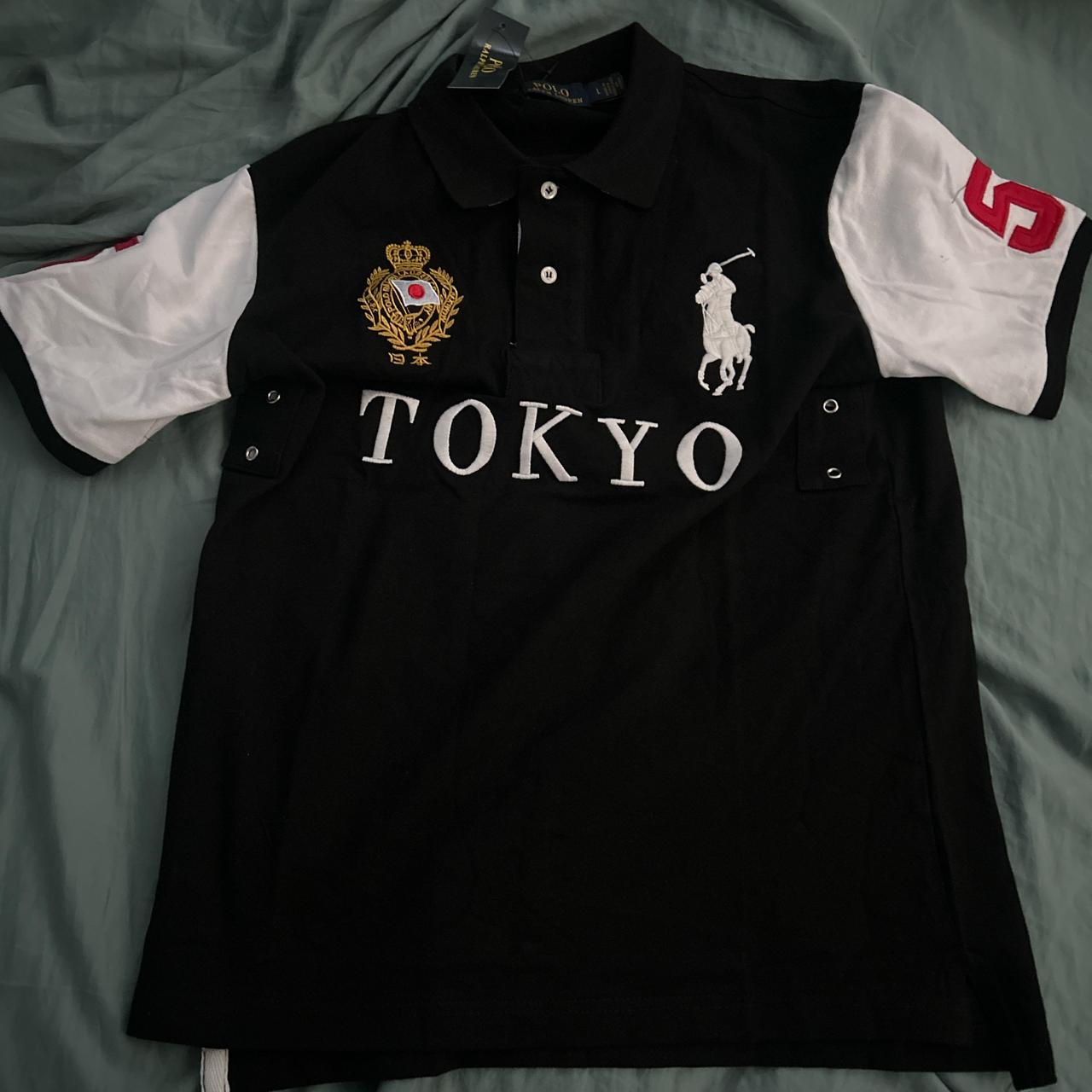 (Size Large)Tokyo polo shirt - Depop